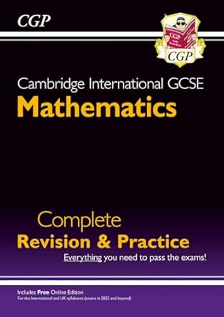 Amazon | Cambridge International GCSE Maths Complete Revision ...