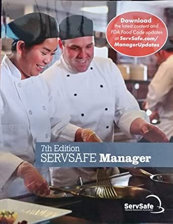 ServSafe Manager Book with Answer Sheet in English, Revised (7th ...