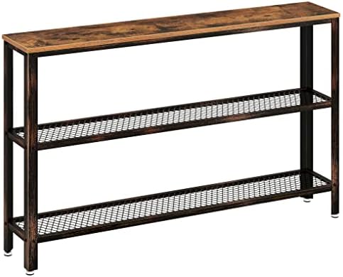 Amazon.com: Rolanstar Console Table, Narrow Sofa Table with 2 Mesh ...