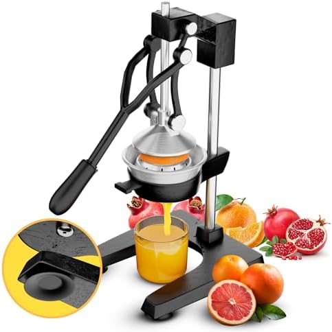Amazon.com: Cast-Iron Manual Citrus Juicer Hand Press Orange Juice ...