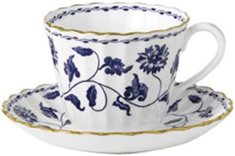 Amazon.com | Spode Blue Colonel Tea Cup 7 ounce and Saucer 5-1/4 inch ...