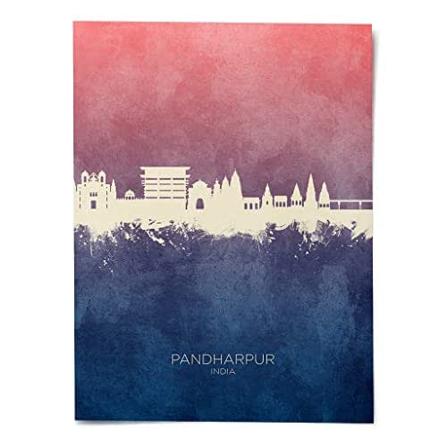 Pandharpur Skyline India art print poster, unframed -22930 : Amazon.co ...