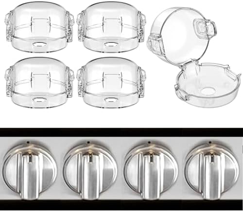 Amazon.com : Stove Knob Safety Covers, Unlock with Adult Two-Finger ...