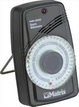 Amazon.com: Matrix Matrix Quartz Deluxe Metronome MR-500 : Musical ...