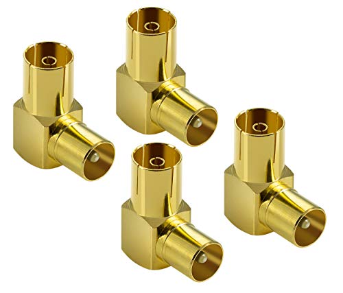 POPPSTAR – 4x Antenna Angle Adapter (90 degree angled) (IEC Antenna ...