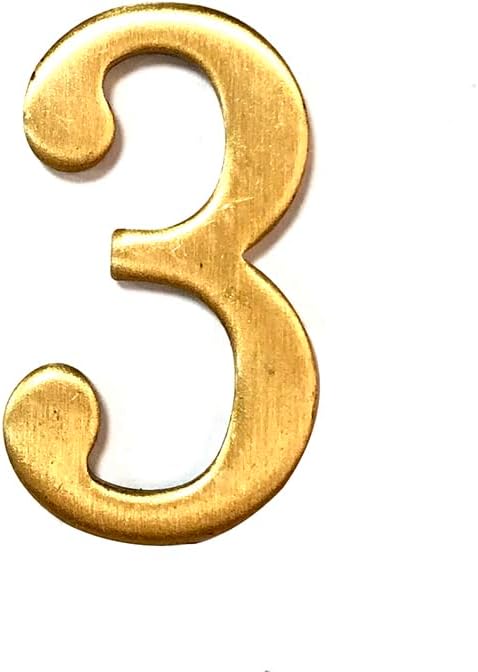 Amazon.com: 1Pcs Mailbox Numbers 2 Inch Brass House Numbers for Outside ...