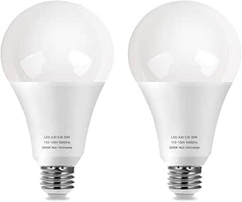 Prosperbiz 250-300W Equivalent LED Light Bulbs, 3000 Lumens Warm White ...