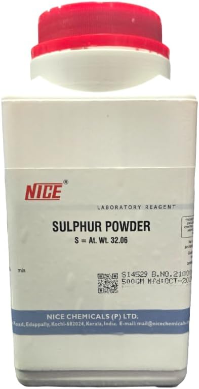 NICE Sulphur Powder Technical 99.5% (500GMS) : Amazon.in: Industrial ...