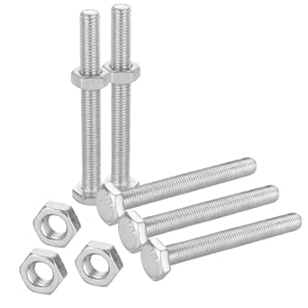 APACALI 99 Pack M8 Bolts and Nuts, 80mm Nuts and Bolts Set, M8 Hex ...