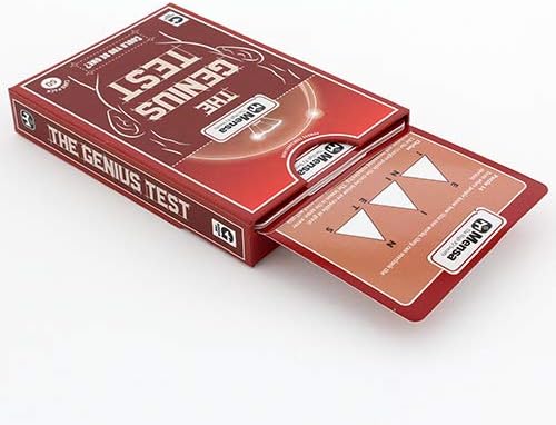 Ginger Fox Mensa The Genius Test Quiz Card Game – 50 Cards To Measure ...