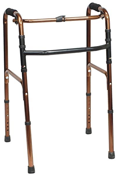 AMS Premium Light Weight Aluminum Height Adjustable Reciprocal Folding ...