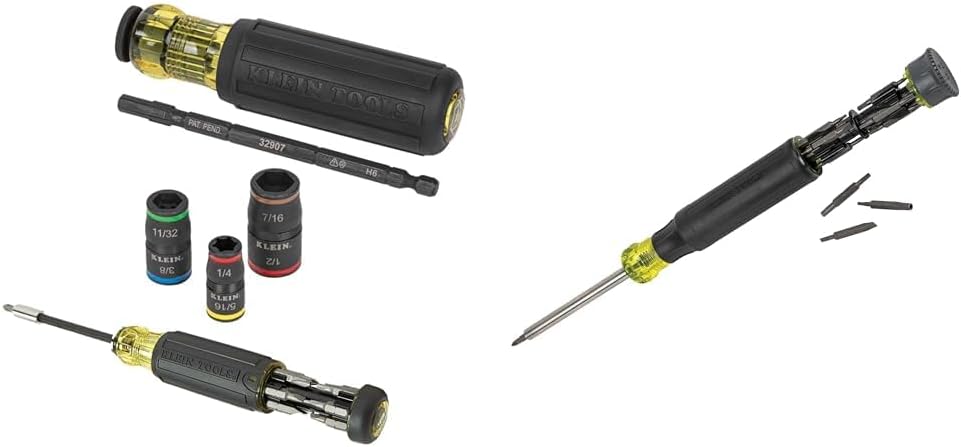 Amazon.com: Klein Tools 80083 Impact Driver Kit with 7-in-1 Impact Flip ...