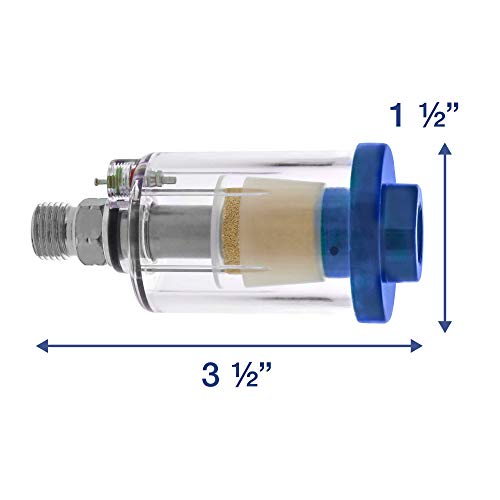 TCP Global Mini in-Line Air Filter, Oil and Water Separator (Pack of 2 ...