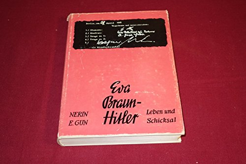 *EVA BRAUN-HITLER* Leben und Schicksal. Mit vielen Abbildungen ...