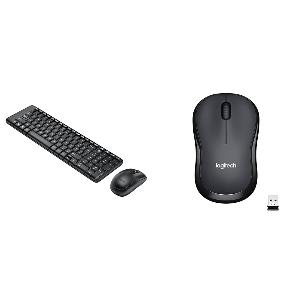 Amazon.in: Buy Logitech MK215 Wireless Keyboard and Mouse Combo, 2.4 ...