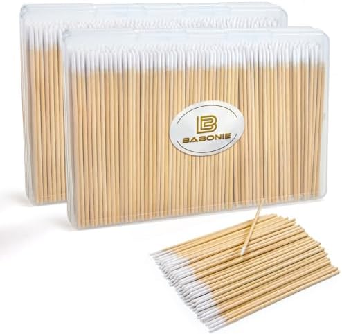 Amazon.com : 800PCS Pointed Cotton Swabs with Storage Case - Precision ...