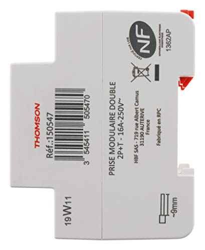 Double modular plug NF 16A 2P+T – Thomson – BigaMart