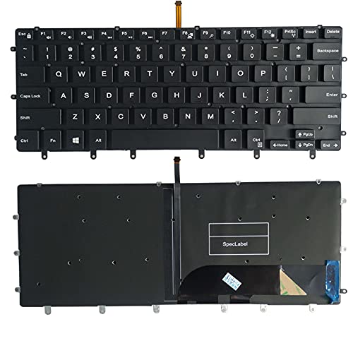 New Laptop Replacement Keyboard for Dell Precision 5510 M5510 US Layout ...