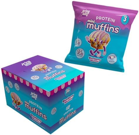 Amazon.com: Prime Bites Minis - High Protein Muffin (12 Per Box ...