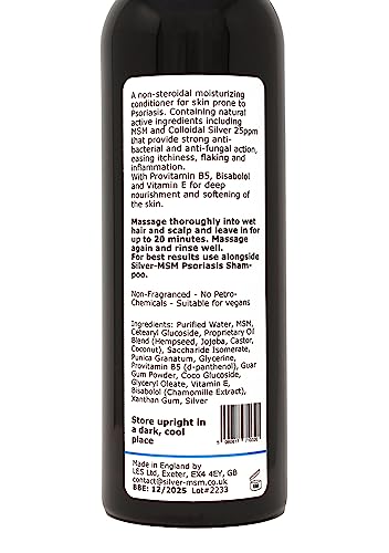 argentum plus – Silver-MSM Psoriasis Scalp Conditioner Non-Fragranced ...