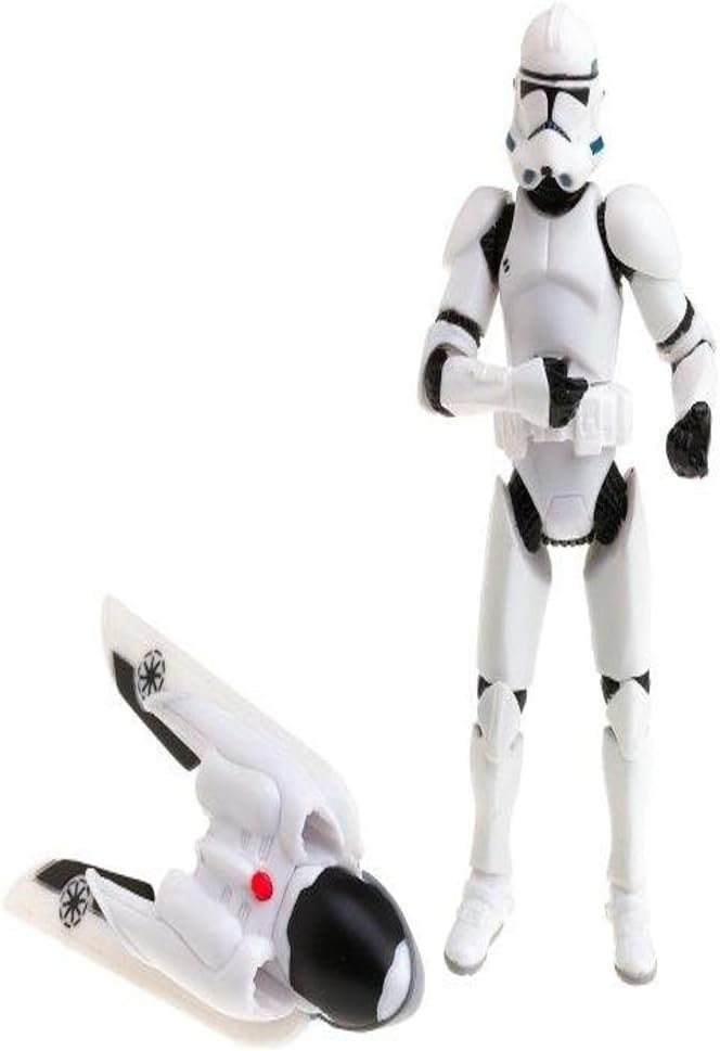 Clone Trooper With Firing Jetpack Star Wars Deluxe Figure : Amazon.co ...