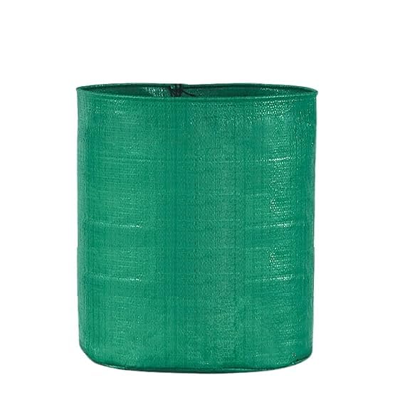 MAHIRA 15x18 Inch Grow Bags HDPE Poly UV Protected Round Nursery Green ...