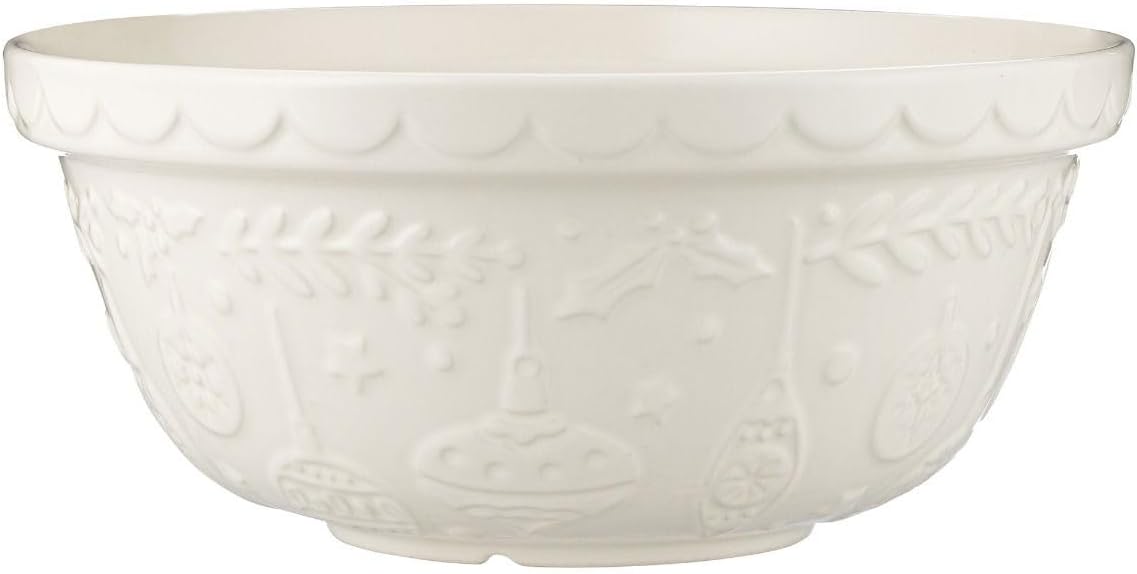 Amazon.com: Mason Cash Merry & Bright S16 (3.17 Qt) Embossed Mixing ...