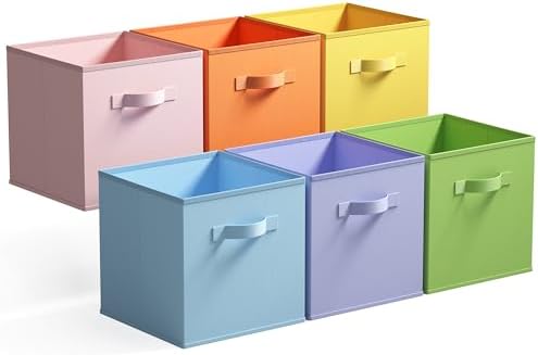 SONGMICS Storage Box Set of 3, Toy Boxes, Toy Organiser, Foldable Cubes ...