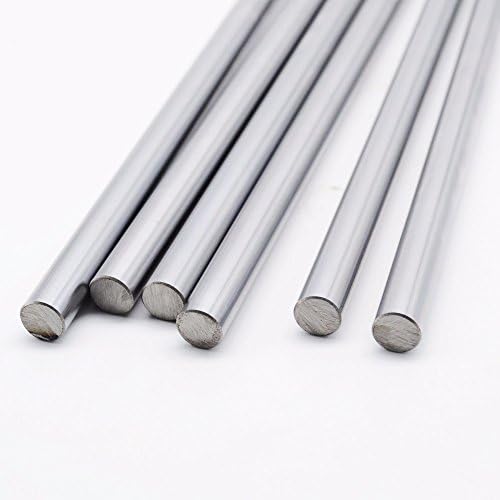 VAKOOBA Solid Steel Round Rods with 3mm in Diameter 12 Inches in Length ...