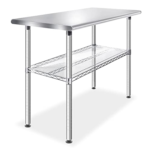 Snapklik.com : GRIDMANN Stainless Steel Commercial Work Table