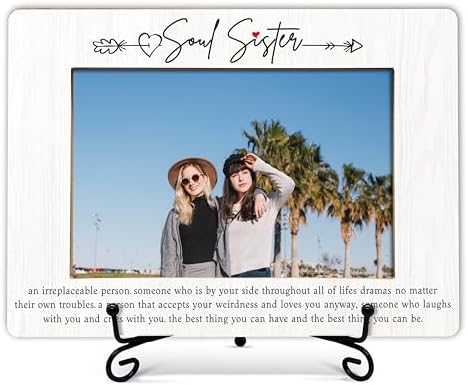 Amazon.com - Sister Picture Frame, Soul Sister Wooden Photo Frame ...