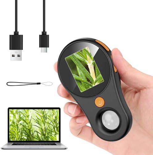 Handheld Portable Digital Microscope for Kids - 2MP 1080P 500X HD ...