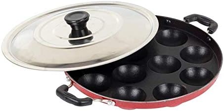Buy ivbox Eco-Series Non-Stick 12 Cavity Appam Patra Paddu Paniyarakkal ...