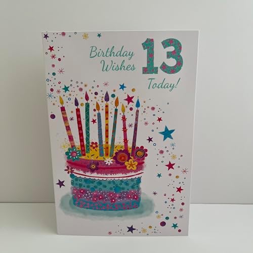 Simon Elvin Age 13 Today Birthday Wishes Card : Amazon.co.uk ...