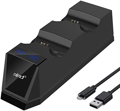ARyee PS4 Controller Charger, Dual USB PS4 Controller Charging Dock ...