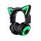 Amazon.com: YOWU Blue Cat Ear Headphones CE, RGB Wireless/Wired Gaming ...