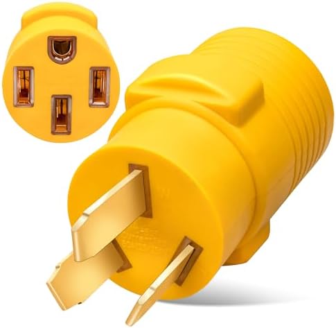 Amazon.com: MECMO NEMA 10-50P to 14-50R EV Charger Adapter, 240V 50Amp ...