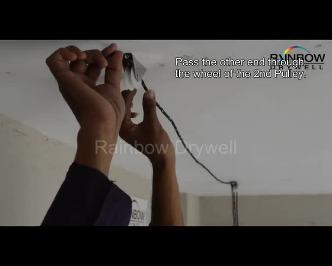 Watch Rainbow Drywell Economy 6 Pipes Stainless Steel Ceiling Cloth ...