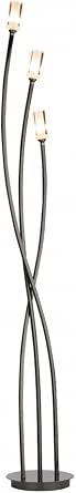 DAR - COOPER 3 LIGHT FLOOR STANDS BLACK CHROME : Amazon.co.uk: Lighting