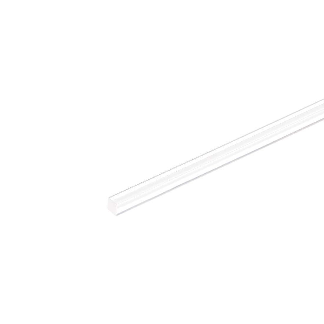 Amazon.com: uxcell Acrylic Square Rod,4mmx4mmx20inch Clear Plastic Rod ...