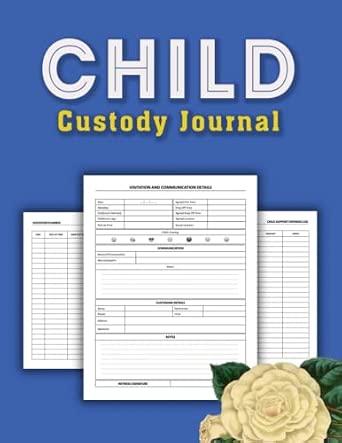 Child Custody Journal: Child Custody Journal To Record & Track ...