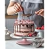 Amazon.com | Kootek Aluminium Cake Turntable Set, Baking Tools with ...