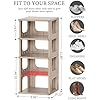 Amazon.com: Narrow Shoe Rack - 5 Tiers Stackable Shoe Storage Stand for ...
