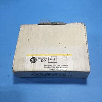 Amazon.com: Allen-Bradley 190-A11 Aux Contact Block W/Interrupter 10A ...