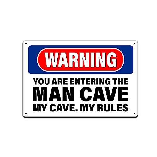 JP’s Parcels Tin Signs Man Cave Décor – Metal Wall Sign 12×8 in ...