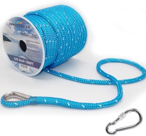 Amazon.com: Double Braided Nylon Anchor Line/Mooring Lines.Hi ...