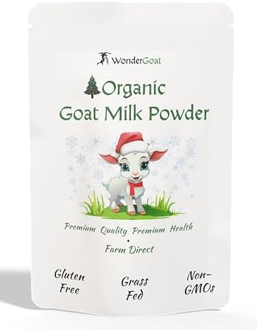 Amazon.com: Goat Milk Powder, Organic Goat Milk Powder, 100 % Grass Fed ...