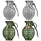 Amazon.com: Sratte 4 Pcs Plastic Hand Grenades with Realistic Sound ...