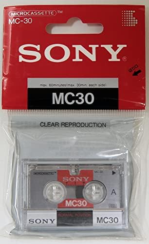 Sony MC-30A Micro Cassette 30 Minutes - Digital Recorders ...