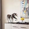 Amazon.com: SunBlogs Art Metal Horse Statue Décor, Handmade & Hand ...